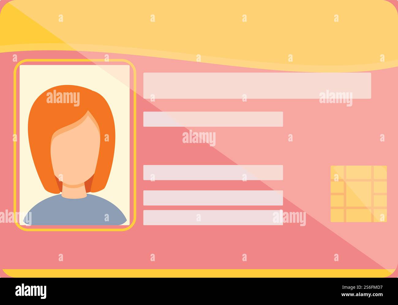 Id card access icon. Cartoon of id card access vector icon for web ...