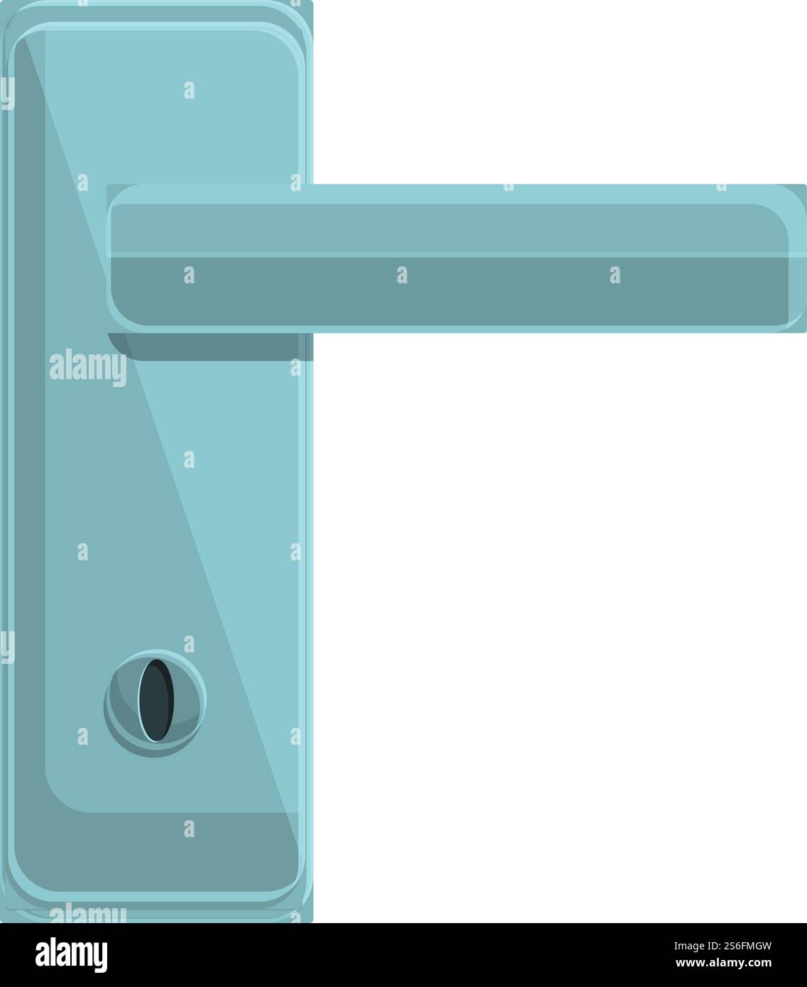 Traditional door handle icon. Cartoon of traditional door handle vector ...