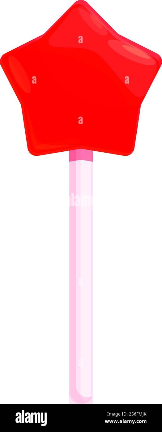 Star candy icon. Cartoon of star candy vector icon for web design ...