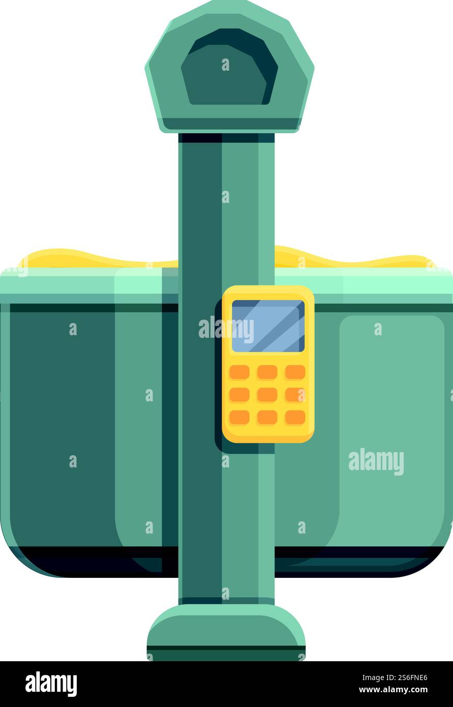 Automatic paper production icon. Cartoon of automatic paper production ...
