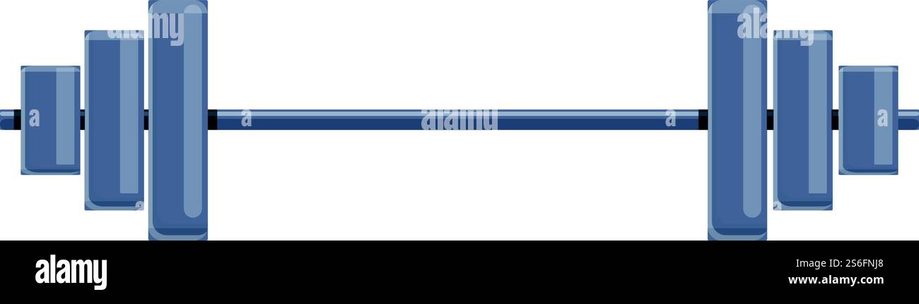 Barbell icon. Cartoon of barbell vector icon for web design isolated on ...