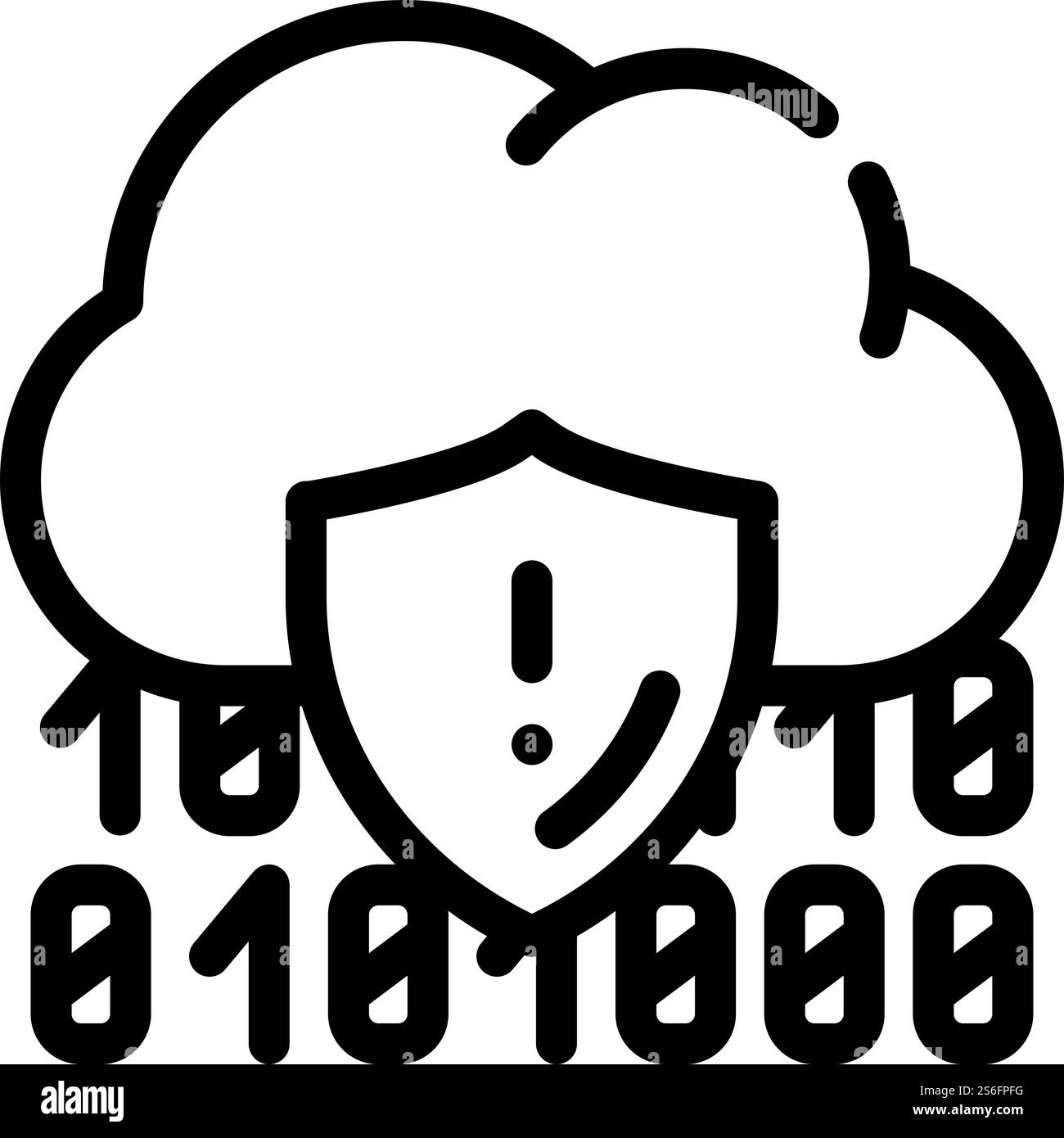 Data deletion line icon Cut Out Stock Images & Pictures - Alamy