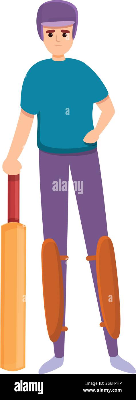 Cricket game icon. Cartoon of cricket game vector icon for web design ...