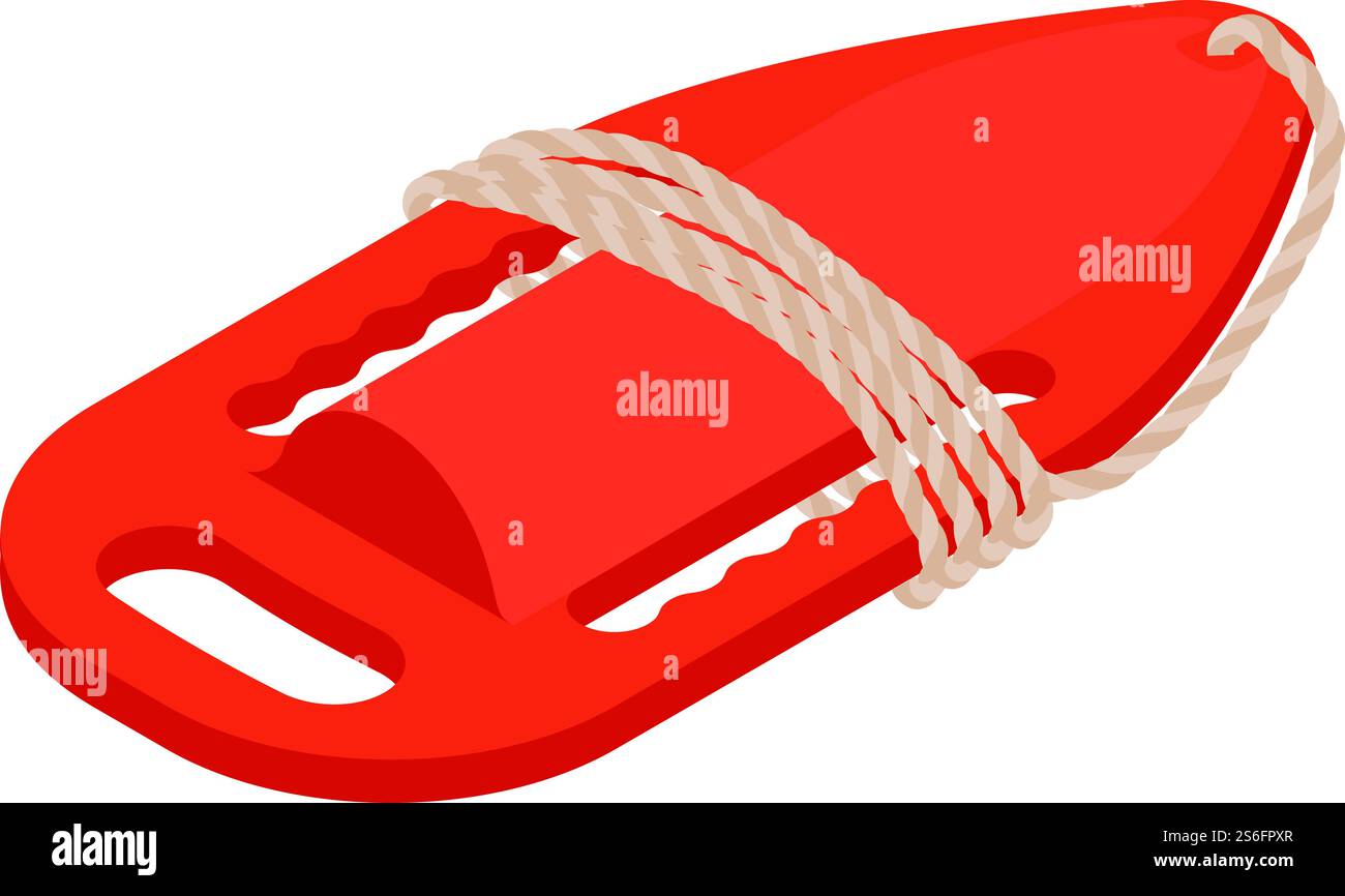 Lifeguard float icon. Isometric of lifeguard float vector icon for web ...