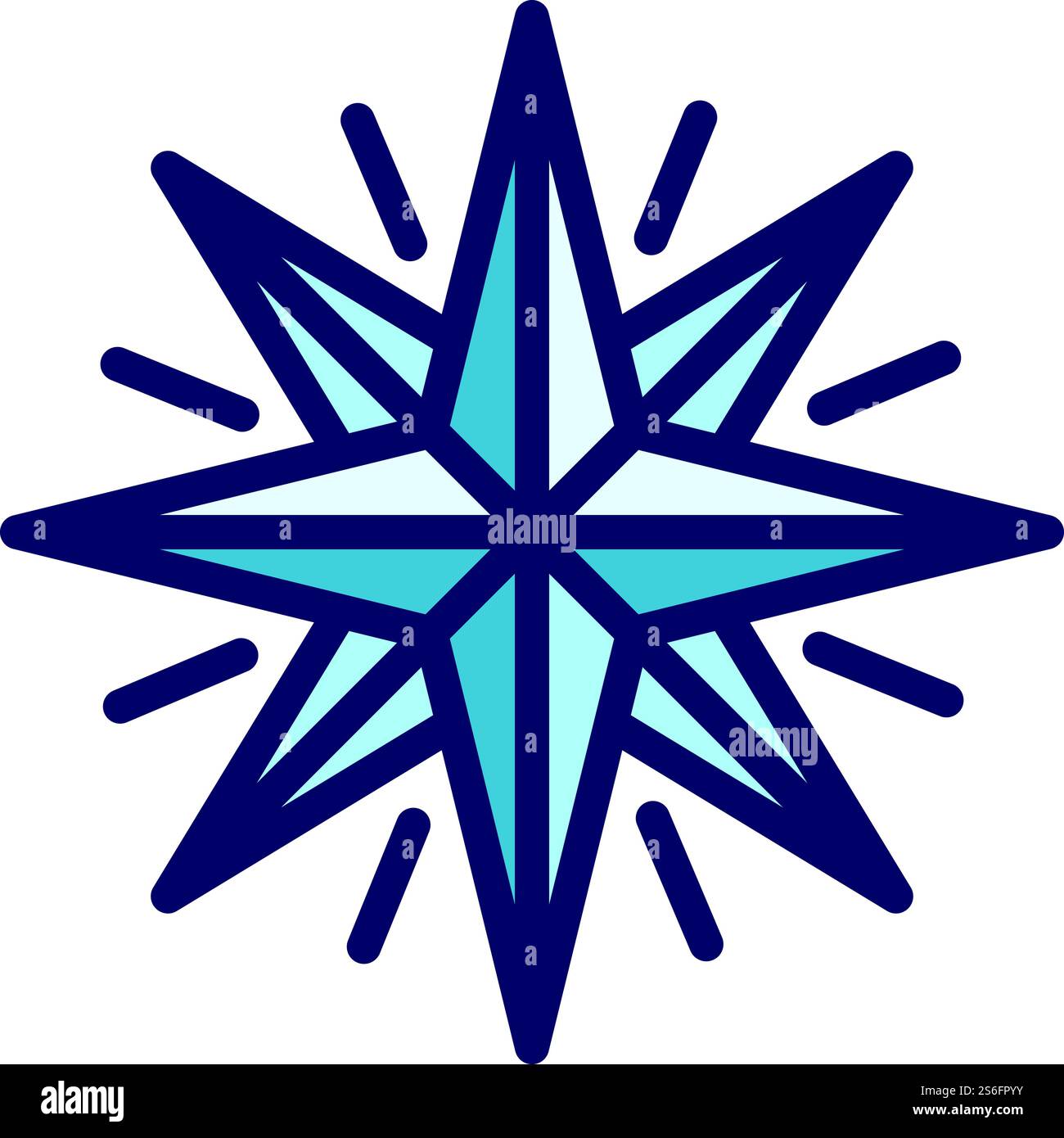 Ship navigation icon. Outline Ship navigation vector icon for web ...