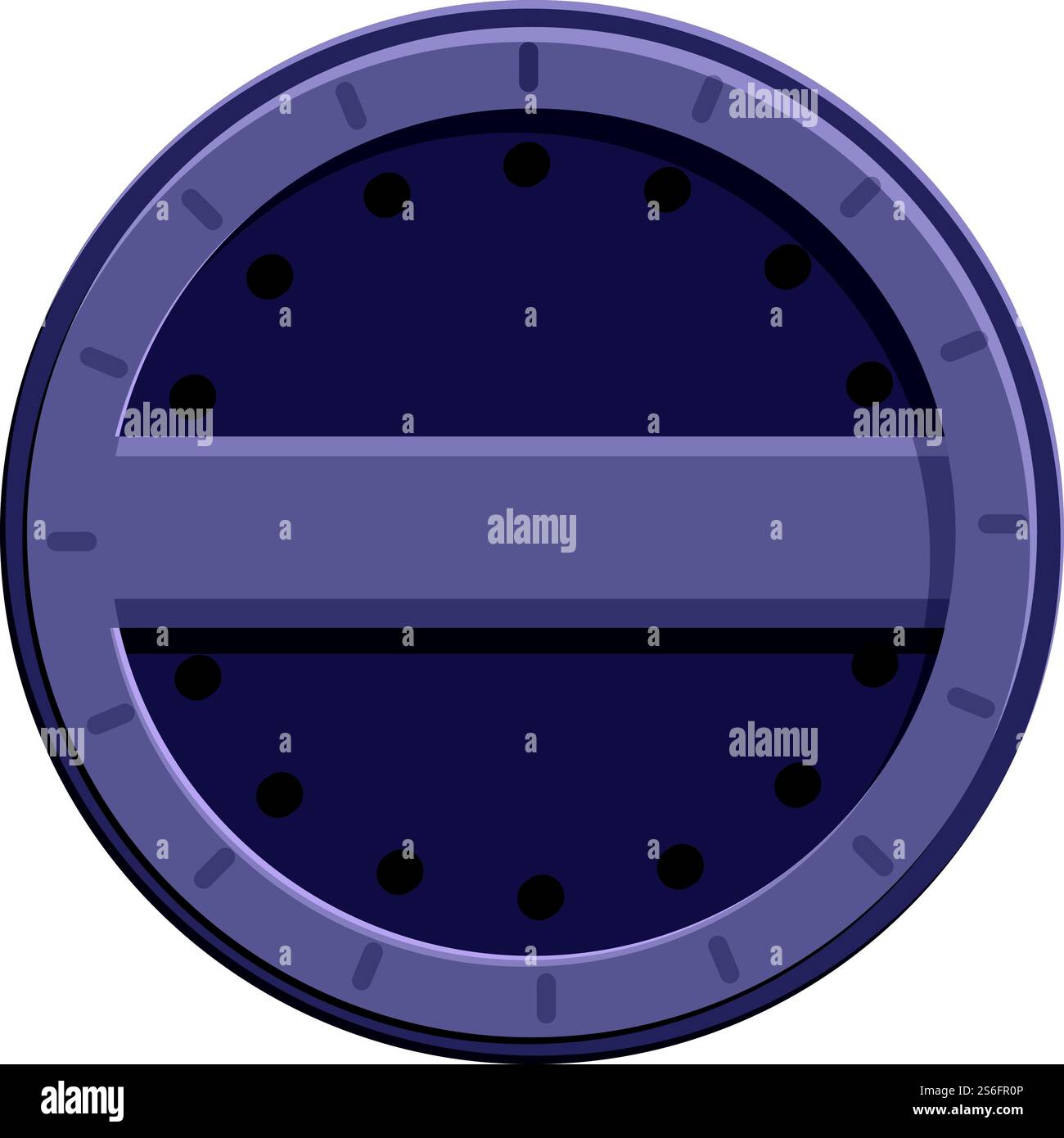 Asphalt manhole icon. Cartoon of asphalt manhole vector icon for web ...