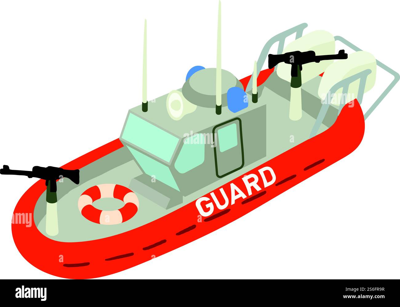 Coastguard search and rescue aircraft Stock Vector Images - Alamy