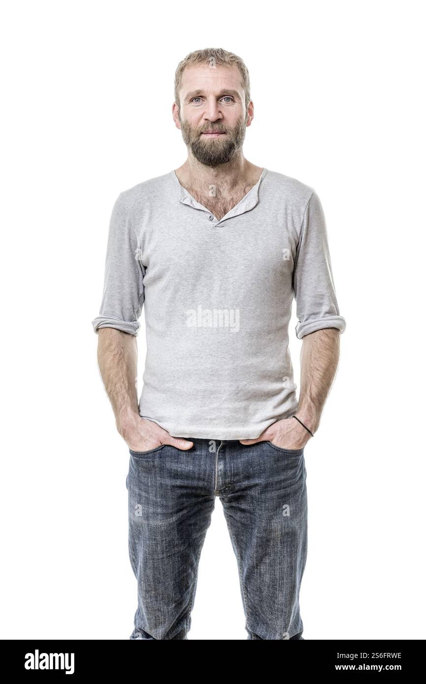 Image old bearded man Cut Out Stock Images & Pictures - Alamy