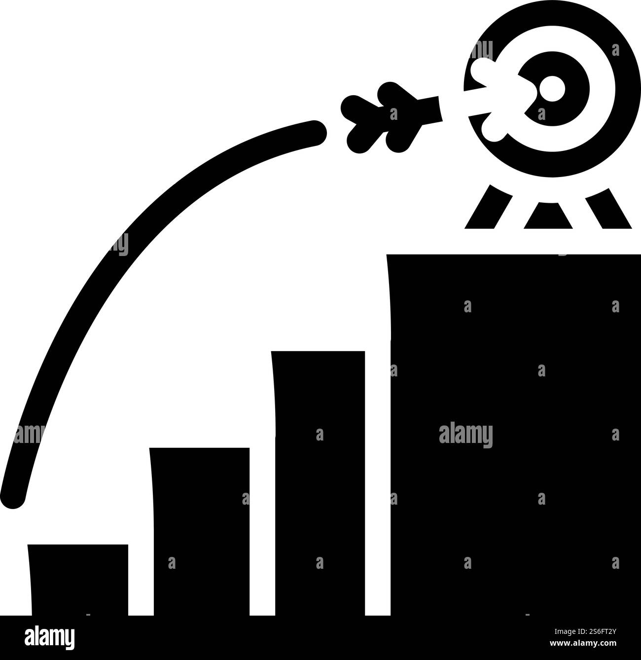 Target aim shoot glyph Stock Vector Images - Alamy