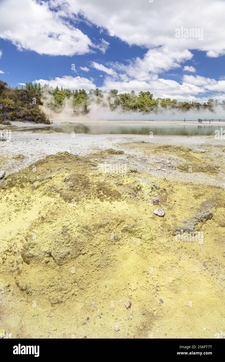 An image of geothermal activity at Rotorua in New Zealand Stock Photo ...