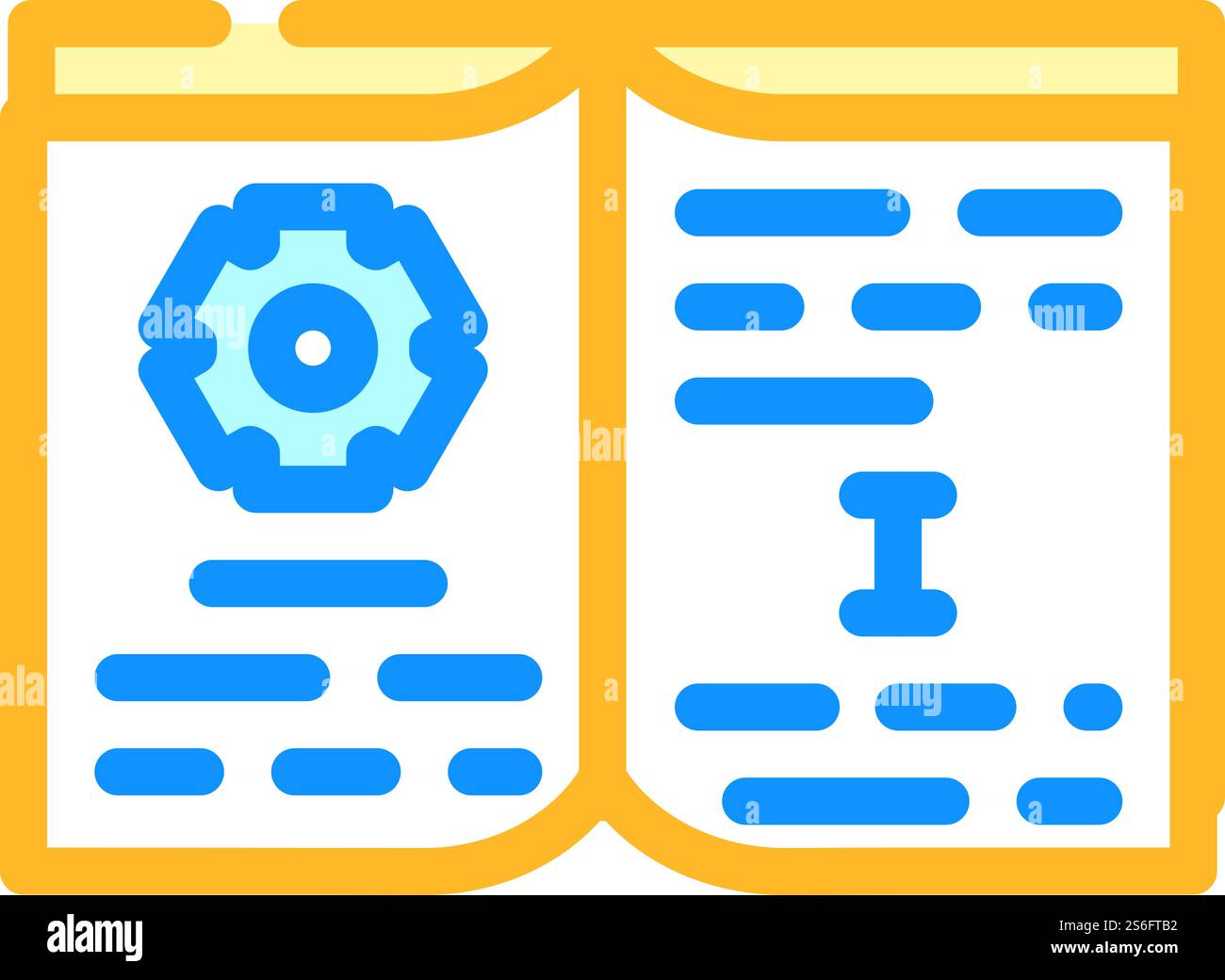 educational textbook color icon vector. educational textbook sign ...