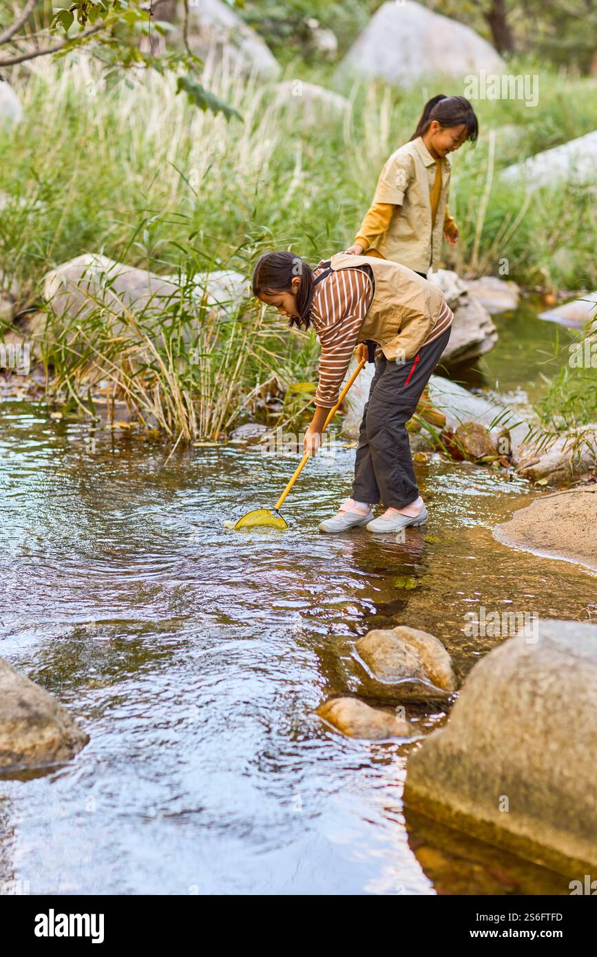 Stream children asian hi-res stock photography and images - Alamy