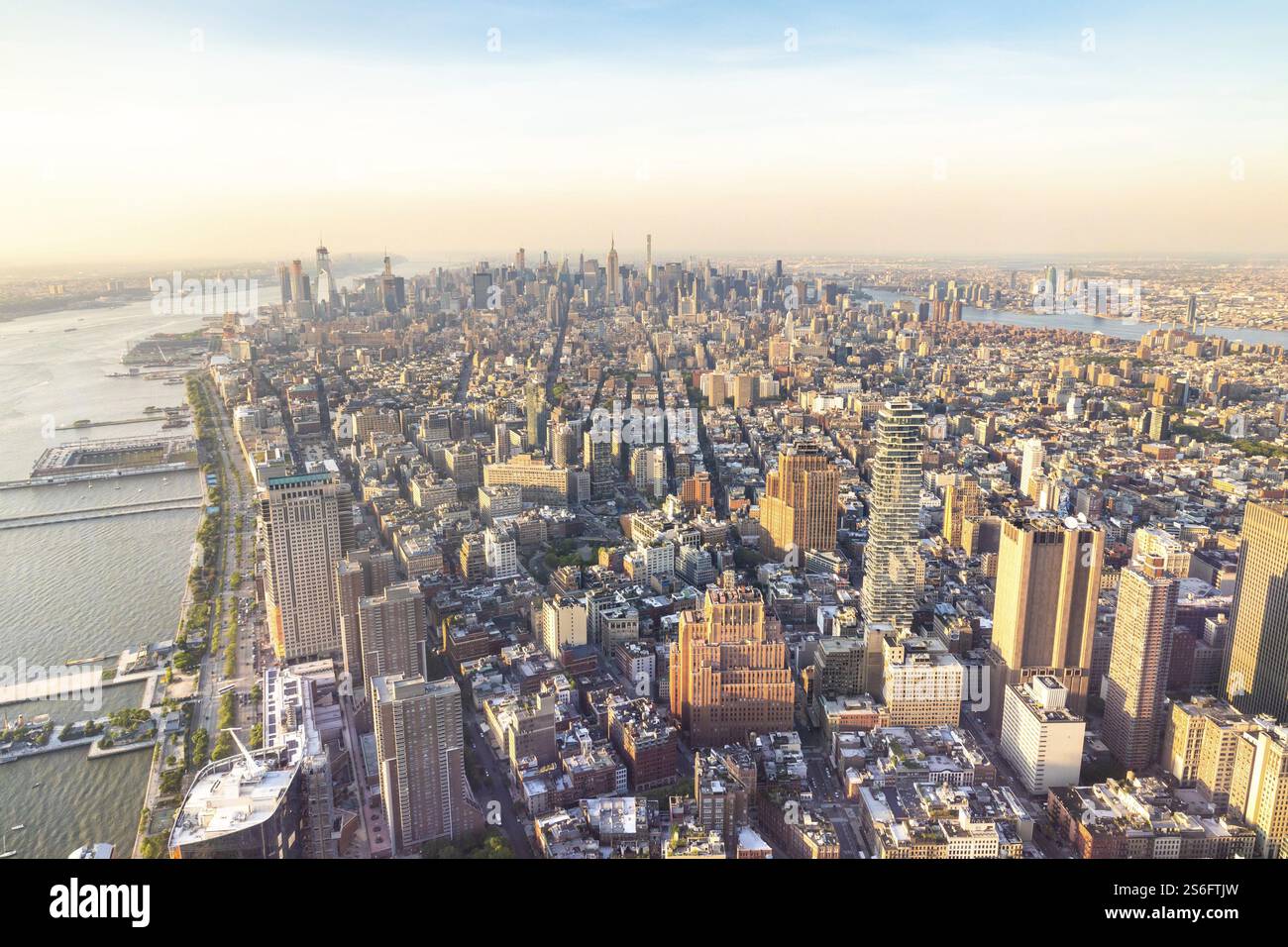 An image of Manhattan New York from above Stock Photo - Alamy