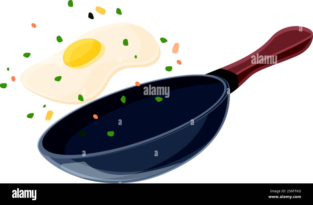 Wok pan dish icon. Cartoon of wok pan dish vector icon for web design ...