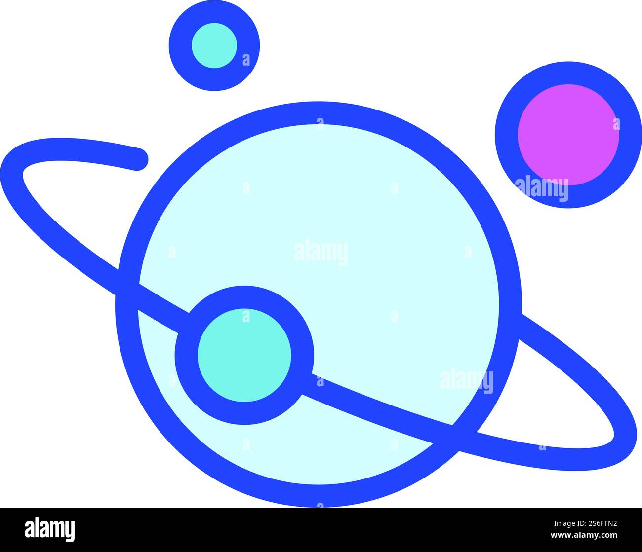 Uranus planet ring on Stock Vector Images - Alamy
