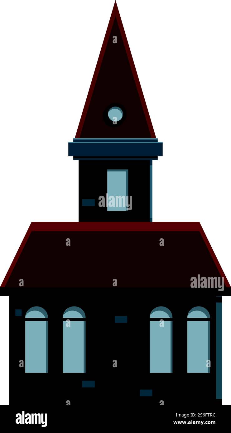 Holiday creepy house icon. Cartoon of holiday creepy house vector icon ...