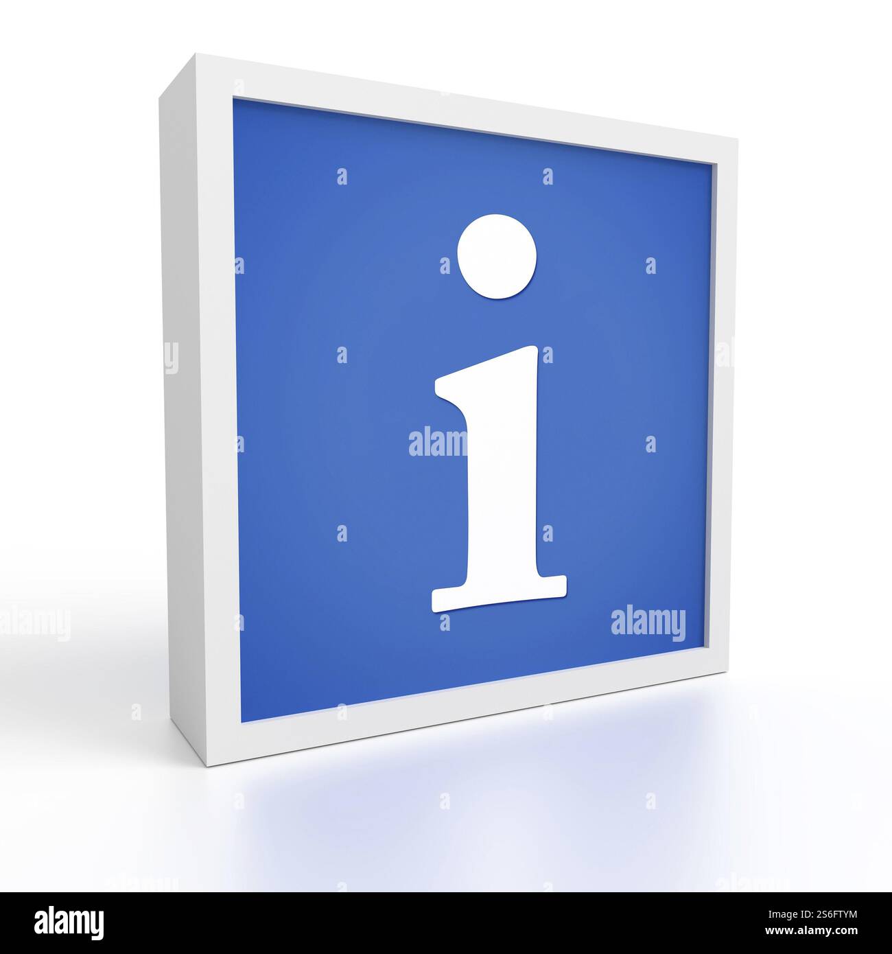 An image of a blue information symbol Stock Photo - Alamy