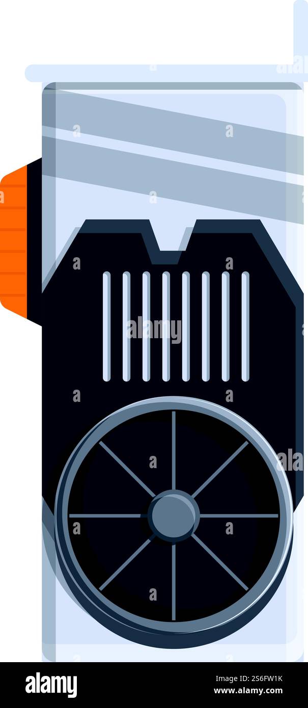 Integrated gpu icon. Cartoon of integrated gpu vector icon for web ...