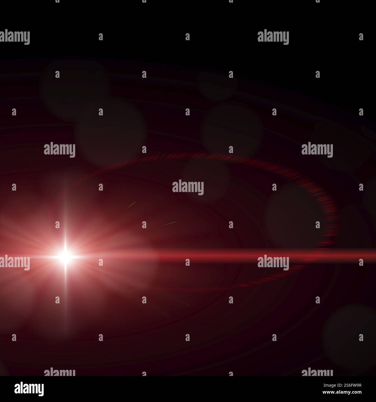 An image of a decorative red lens flare background Stock Photo - Alamy