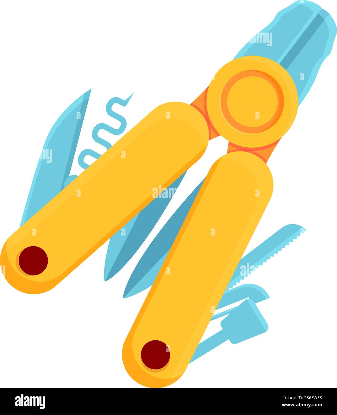 Multitool pliers icon. Cartoon of Multitool pliers vector icon for web ...