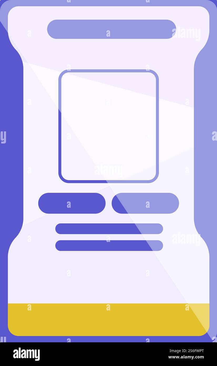Id card document icon. Cartoon of id card document vector icon for web ...
