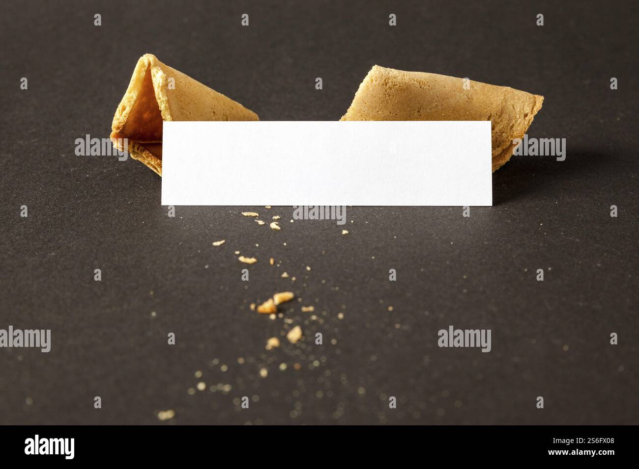 An image of a fortune cookie with a blank paper for your message Stock ...
