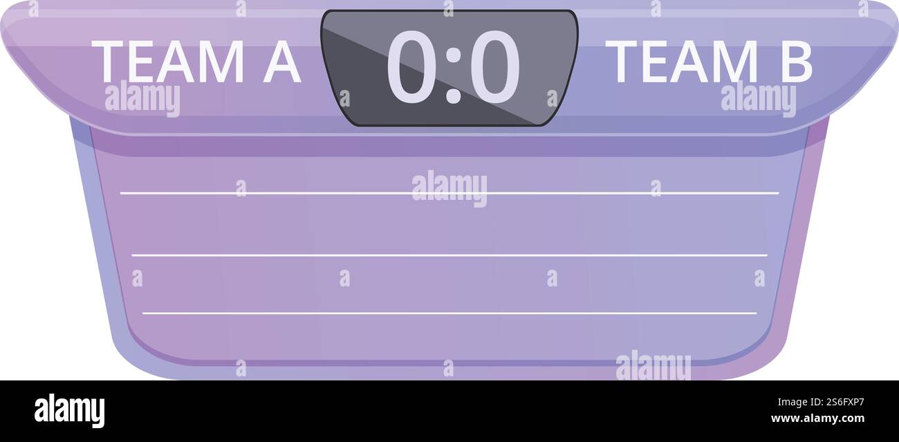 Scoreboard icon. Cartoon of scoreboard vector icon for web design ...