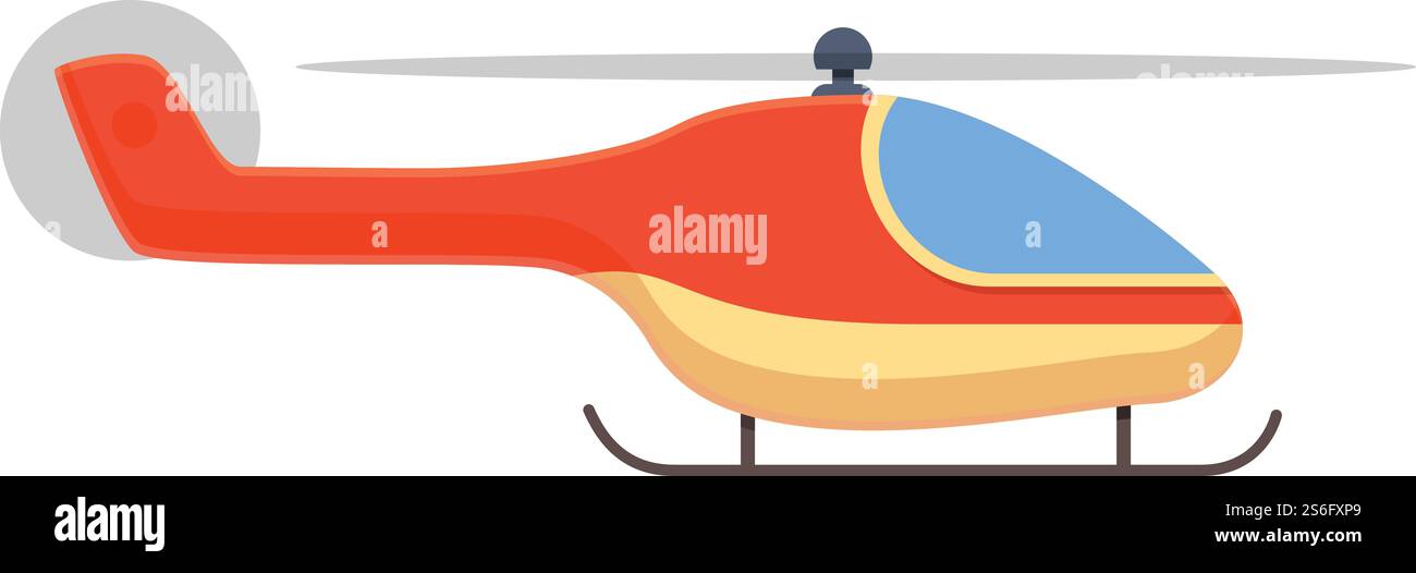 Force rescue helicopter icon. Cartoon of force rescue helicopter vector ...