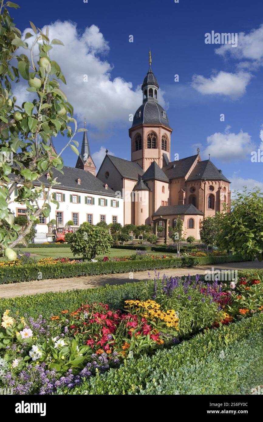 The Benedictine monastery in Seligenstadt, basilica, architecture ...