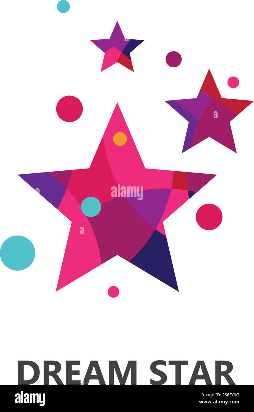 Dreams star logo vector design Stock Vector Image & Art - Alamy