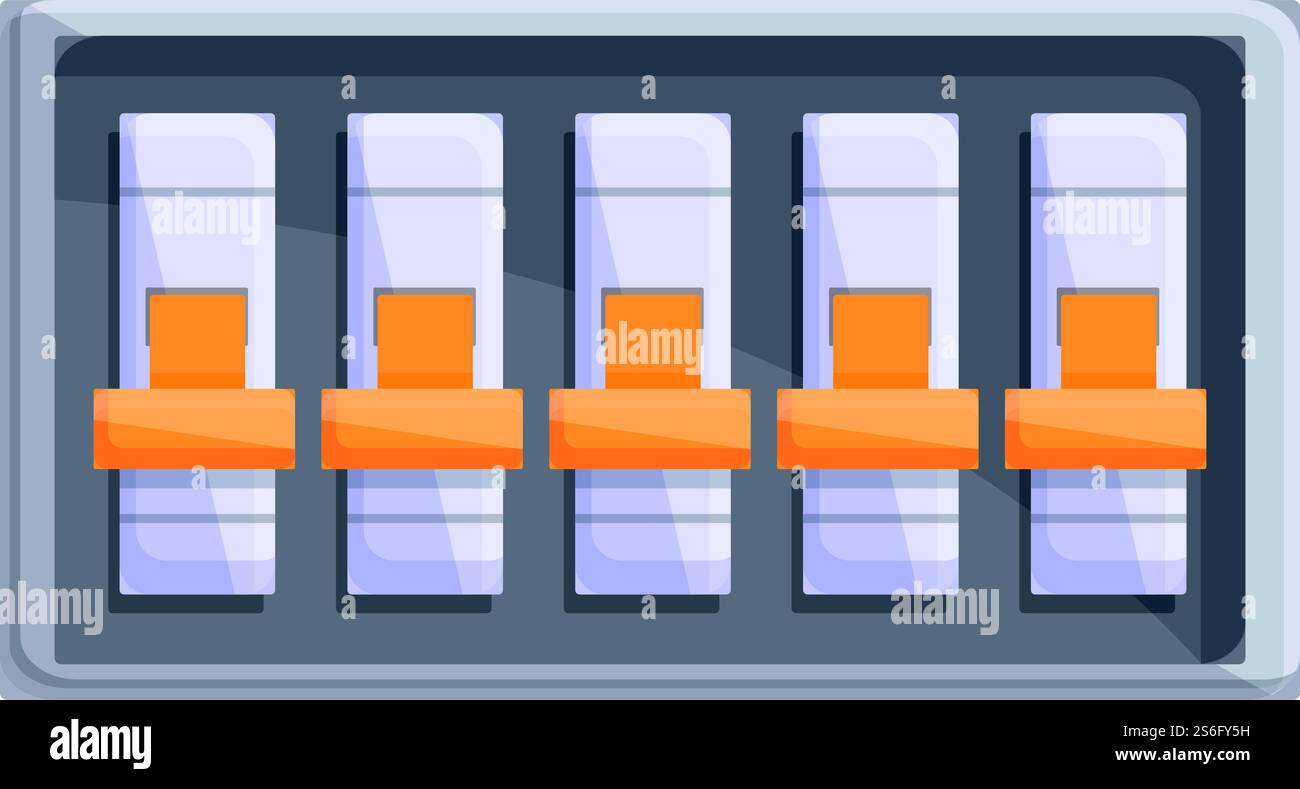 Hand breaker switch icon. Cartoon of hand breaker switch vector icon ...