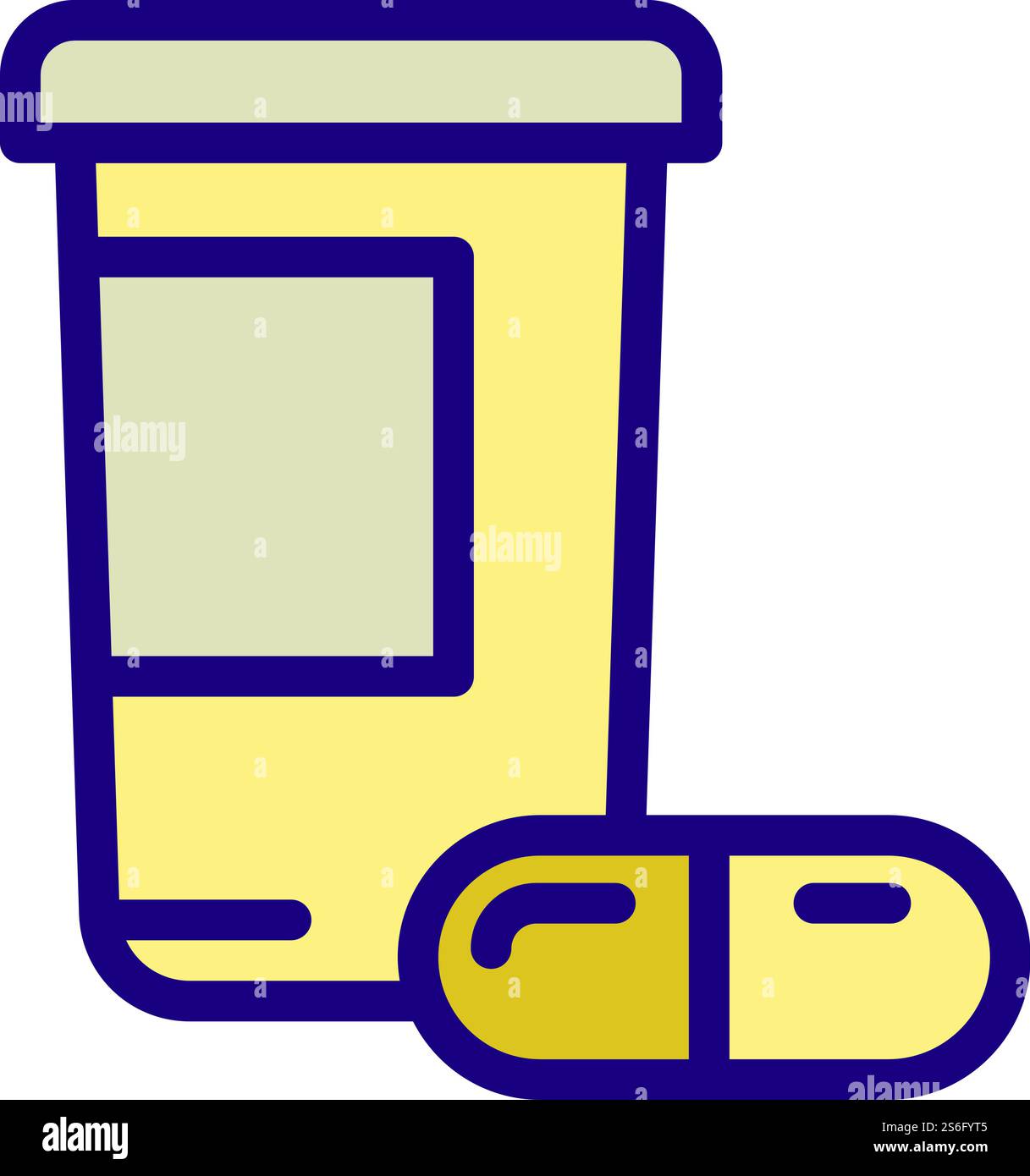 Protein capsule nutrition icon. Outline Protein capsule nutrition ...