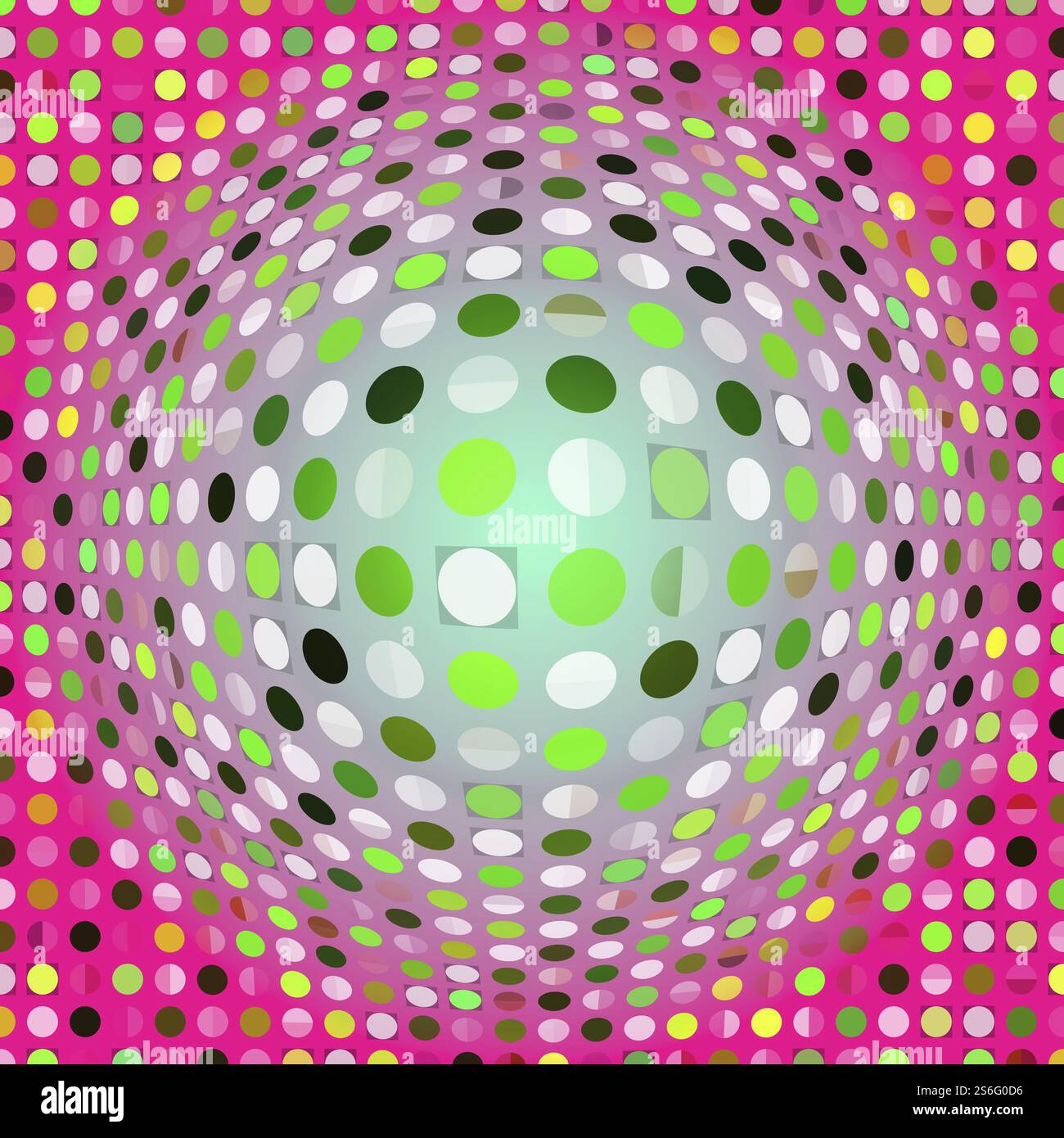 Illustration of a colorful digital artwork dots Stock Photo - Alamy