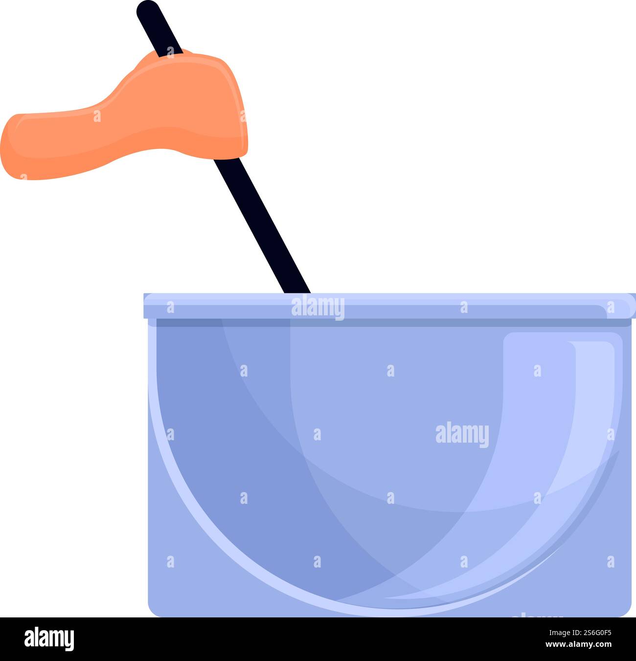 Mix food pan icon. Cartoon of mix food pan vector icon for web design ...