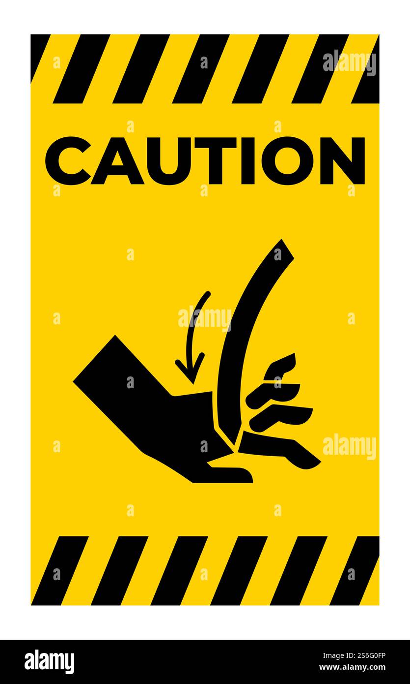 Cutting of Hand Curved Blade Symbol Sign Isolate On White Background ...