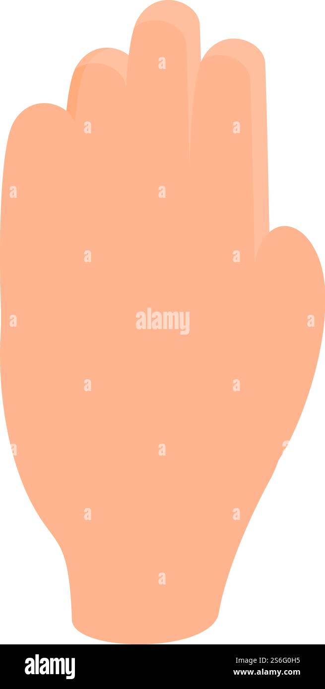 Touching sense icon. Cartoon of touching sense vector icon for web ...