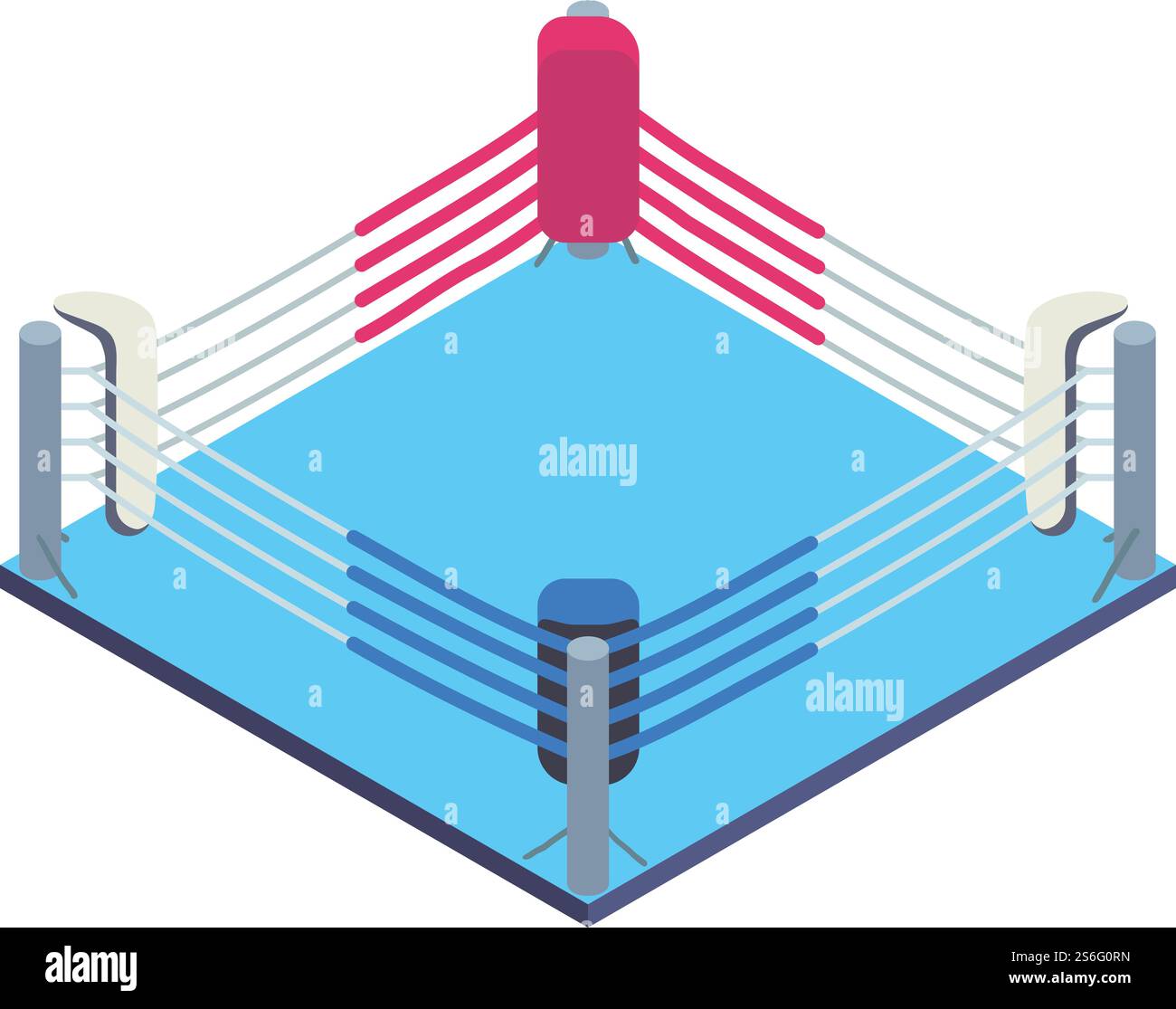 Boxing ring icon. Isometric of boxing ring vector icon for web design ...
