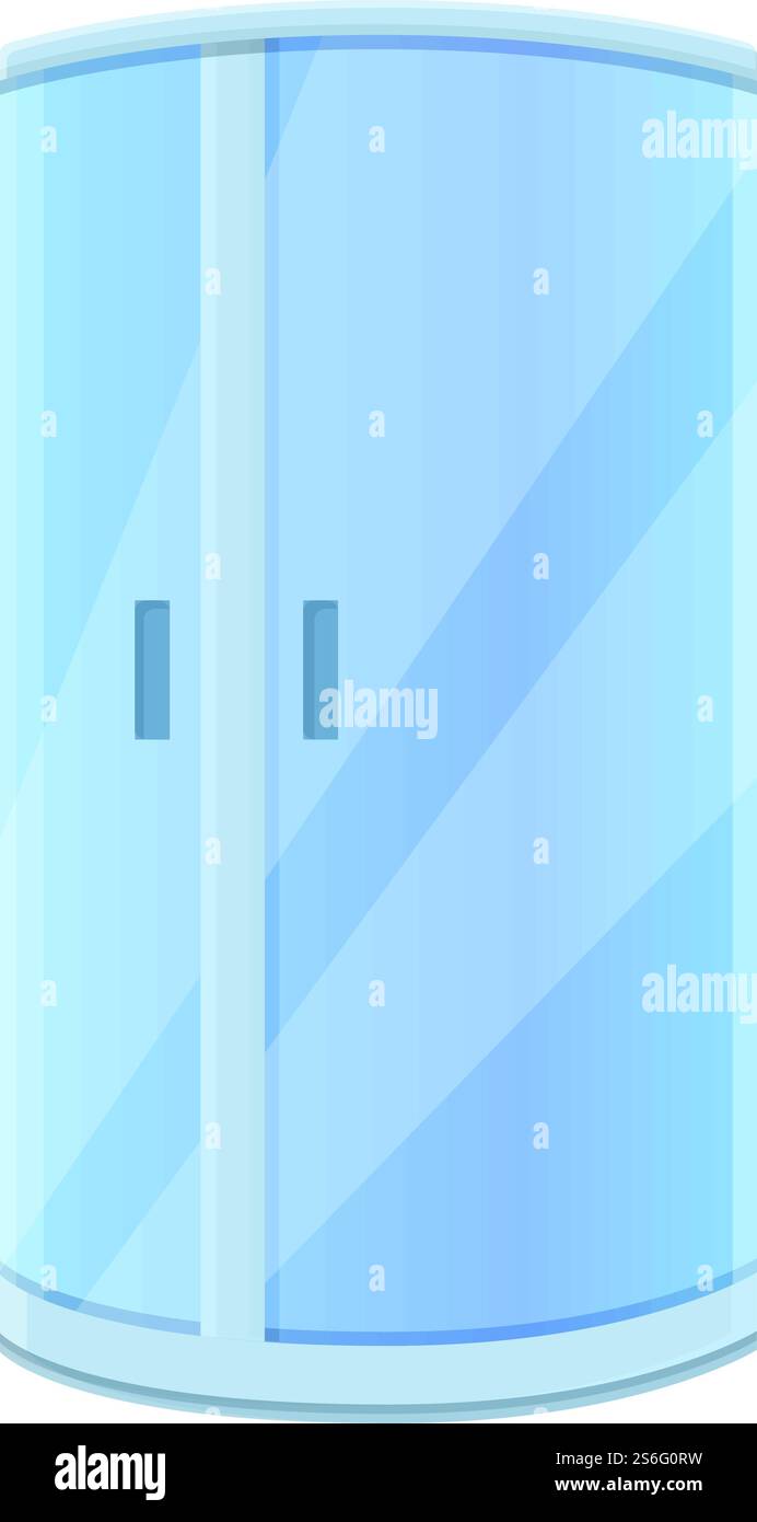 Box shower stall icon. Cartoon of box shower stall vector icon for web ...