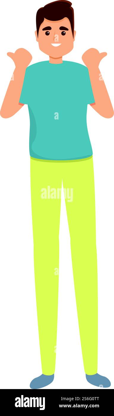 Personal self esteem icon. Cartoon of personal self esteem vector icon ...