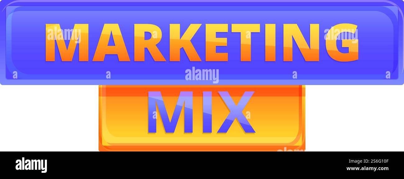 Marketing mix icon. Cartoon of Marketing mix vector icon for web design ...