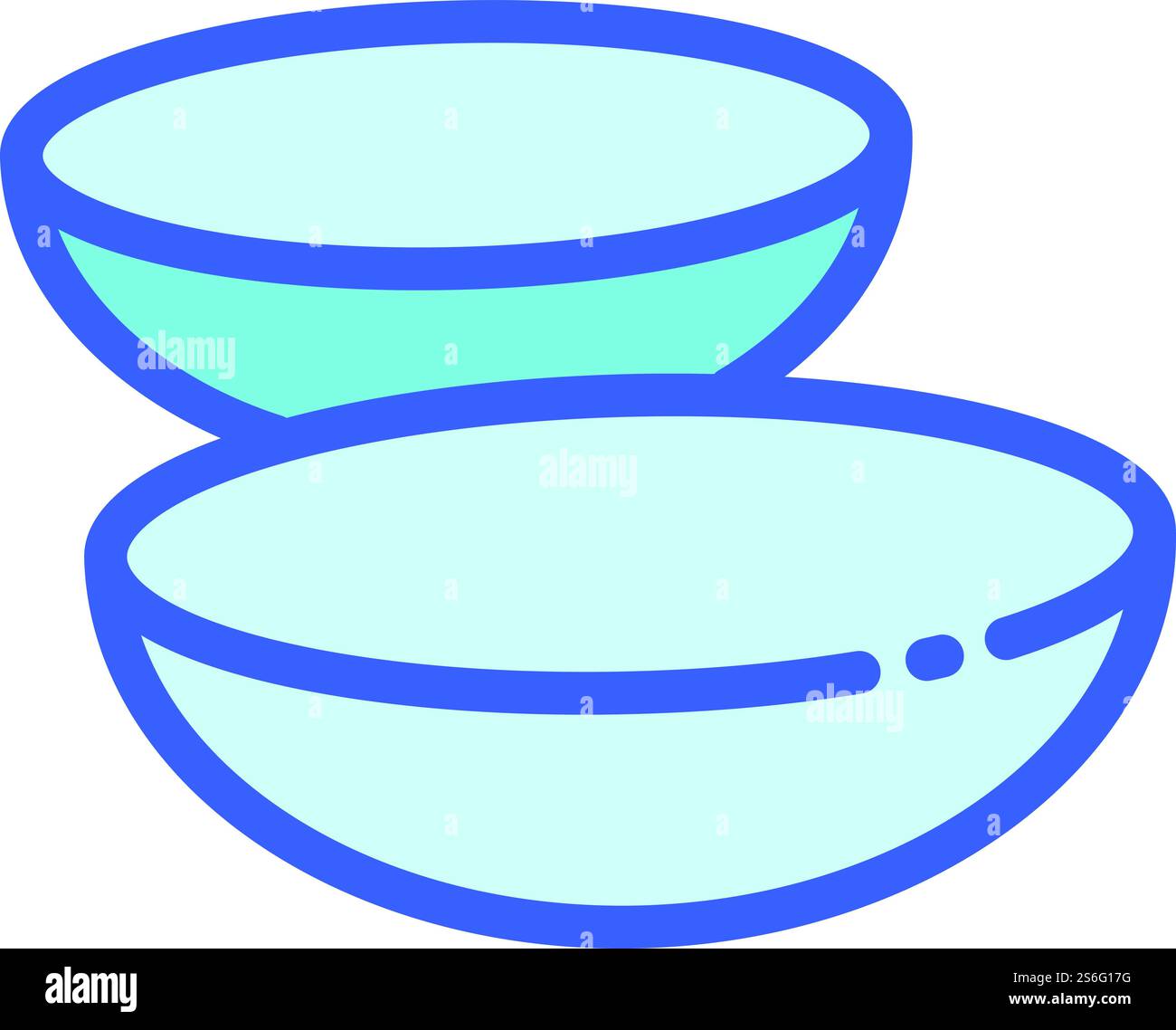 Doctor contact lens icon. Outline doctor contact lens vector icon for ...