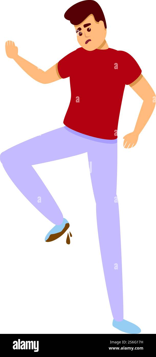 Careless person icon. Cartoon of careless person vector icon for web ...