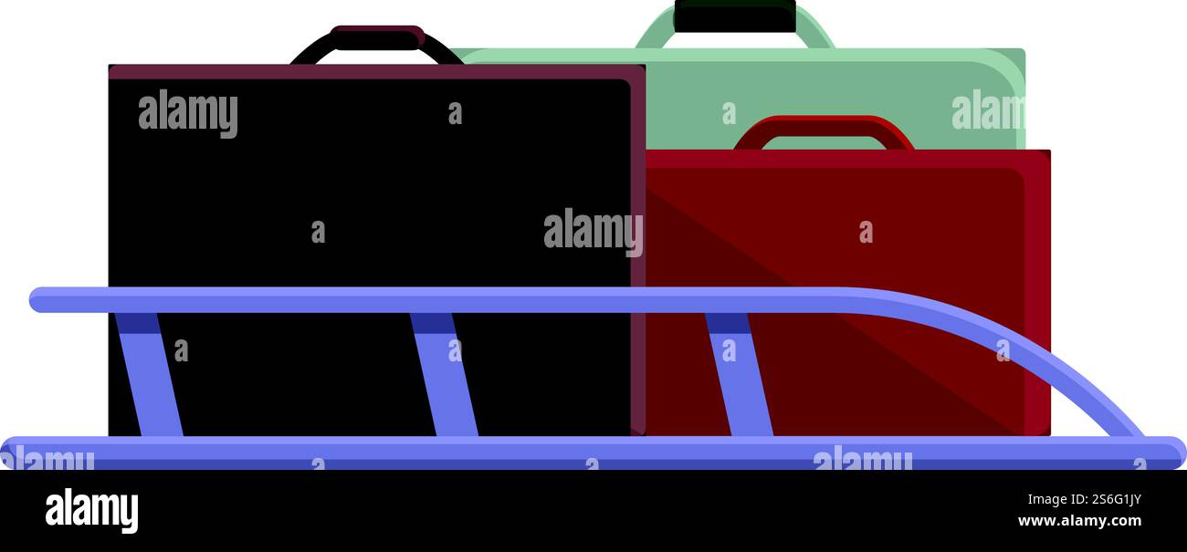 Roof box icon. Cartoon of roof box vector icon for web design isolated ...