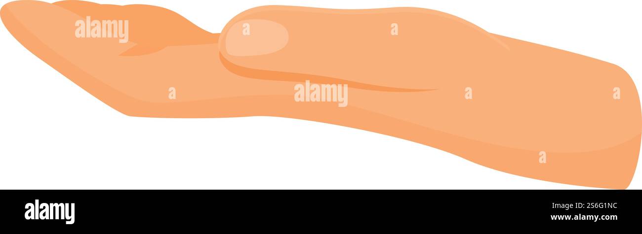 Give hand gesture icon. Cartoon of Give hand gesture vector icon for ...