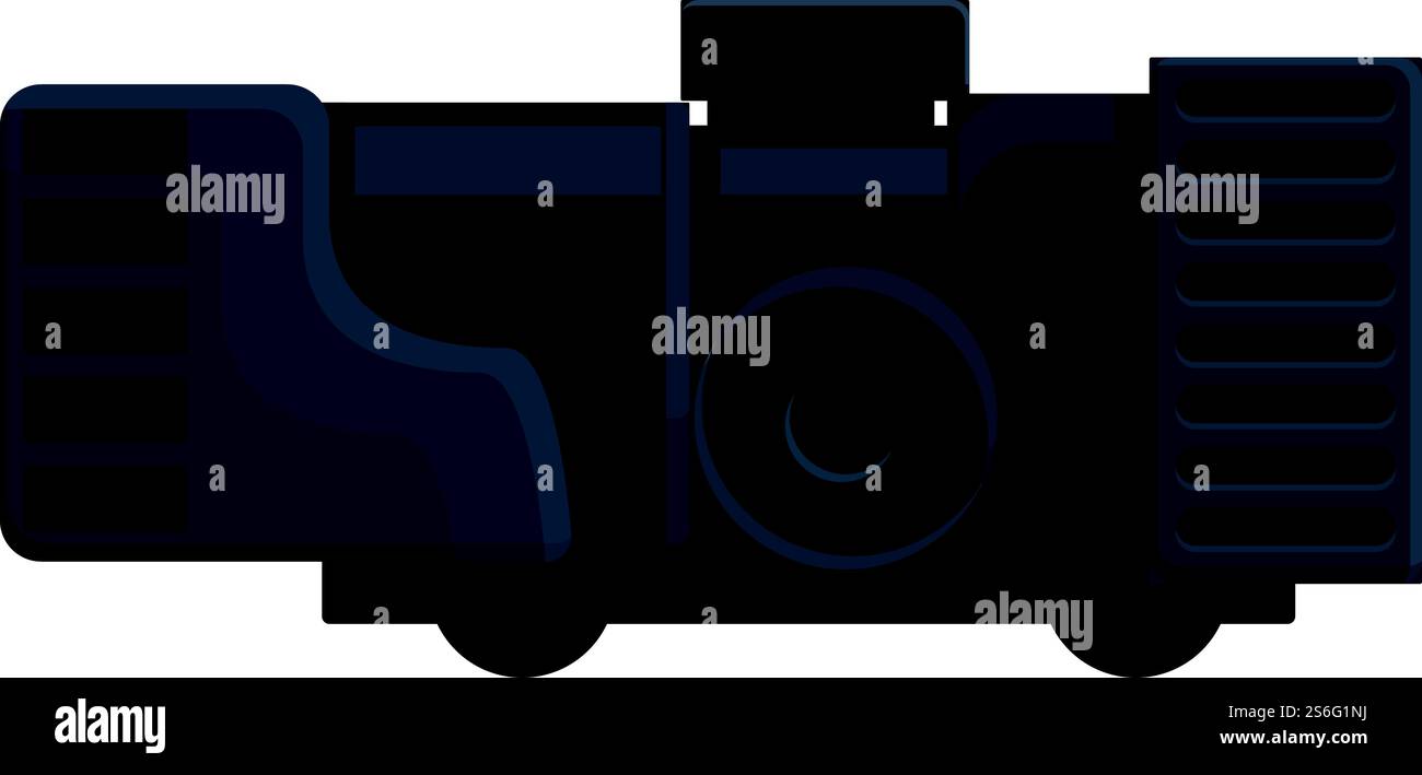 Telescopic sight night icon. Cartoon of Telescopic sight night vector ...