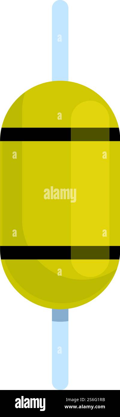 Connection resistor icon. Cartoon of connection resistor vector icon ...