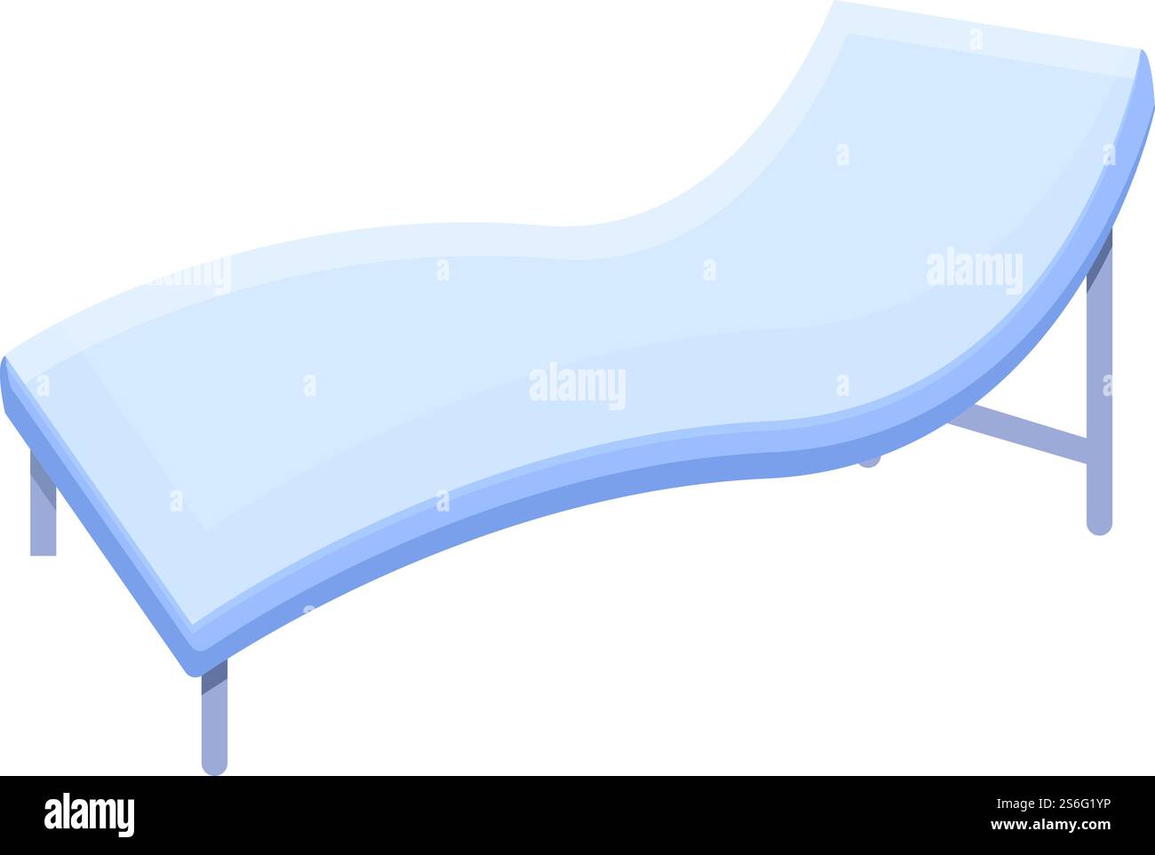 Chaise longue icon. Cartoon of chaise longue vector icon for web design ...