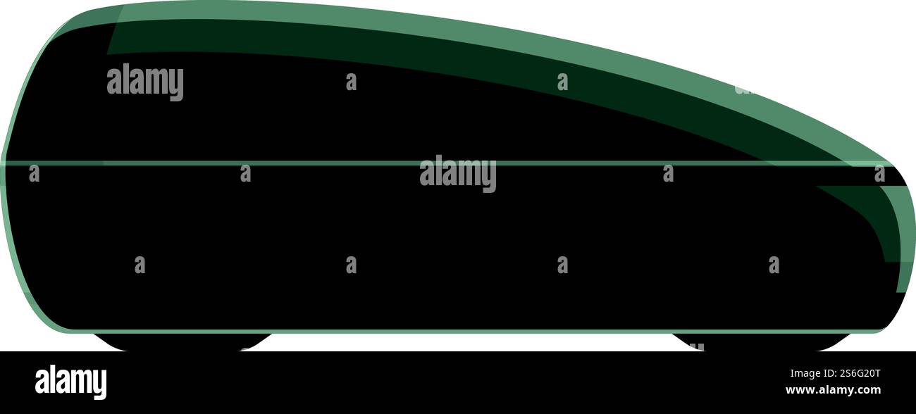 Car roof trip box icon. Cartoon of car roof trip box vector icon for ...