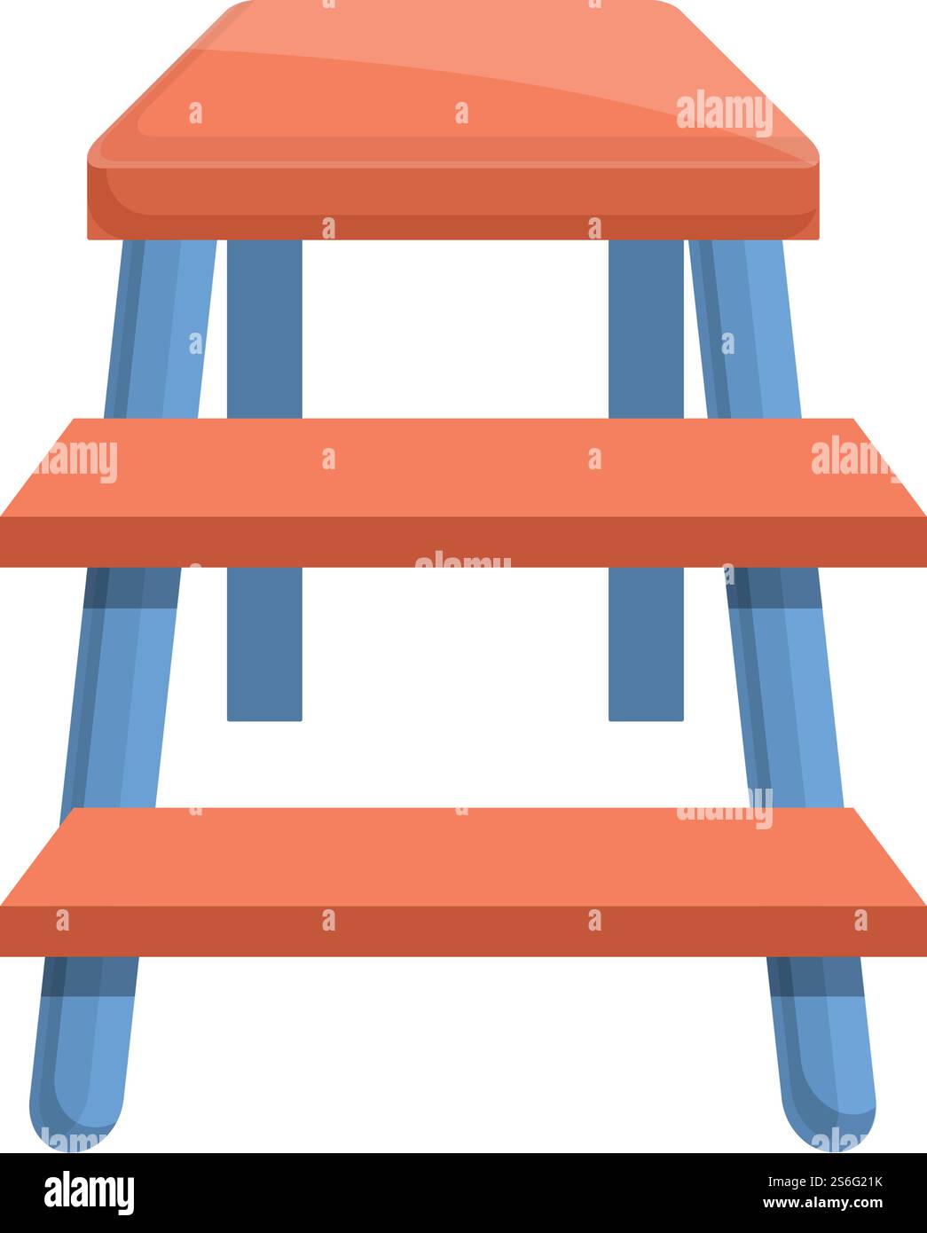 Construction worker climbing up ladder Stock Vector Images - Alamy