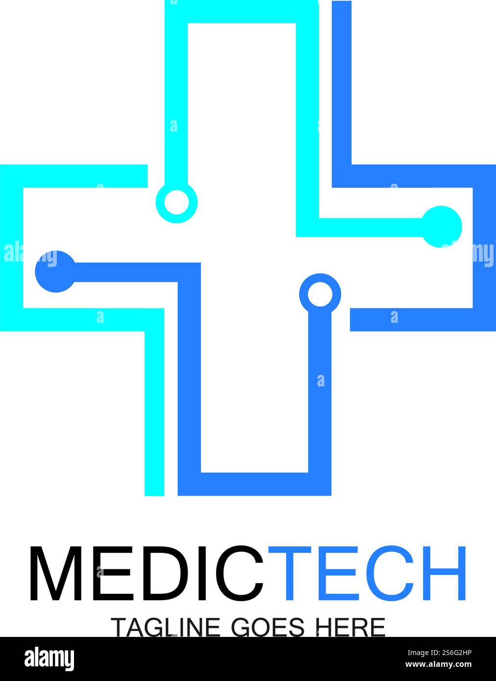 Medical technology logo design vector Stock Vector Image & Art - Alamy